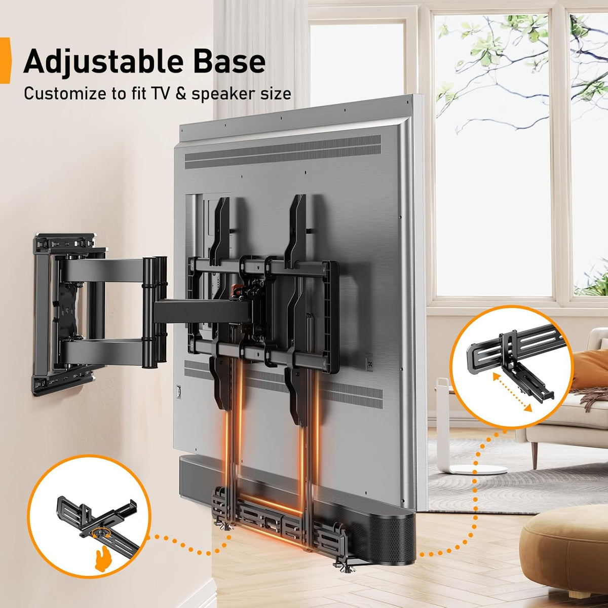 Soundbar Mount with Holes/Without Holes – Perlegear
