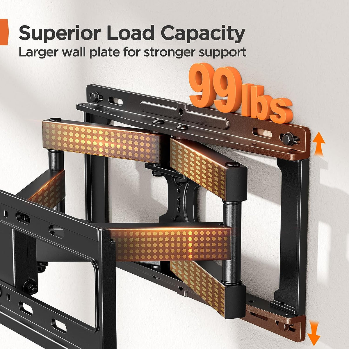 Full Motion TV Wall Mount For 26" To 65" TVs – Perlegear